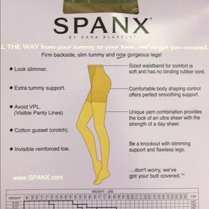 SPANX | Accessories | Spanx Size B Nude Pantyhose Nwt | Poshmark